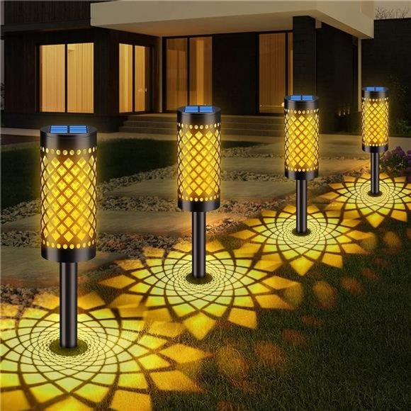 Other | Solar Lights Outdoor Metal Solar Pathway Lights Bright ...